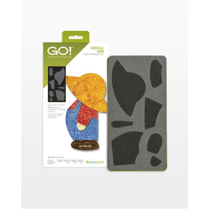Accuquilt Go! Overall Sam | UK Exclusive Supplier | Quilt Direct