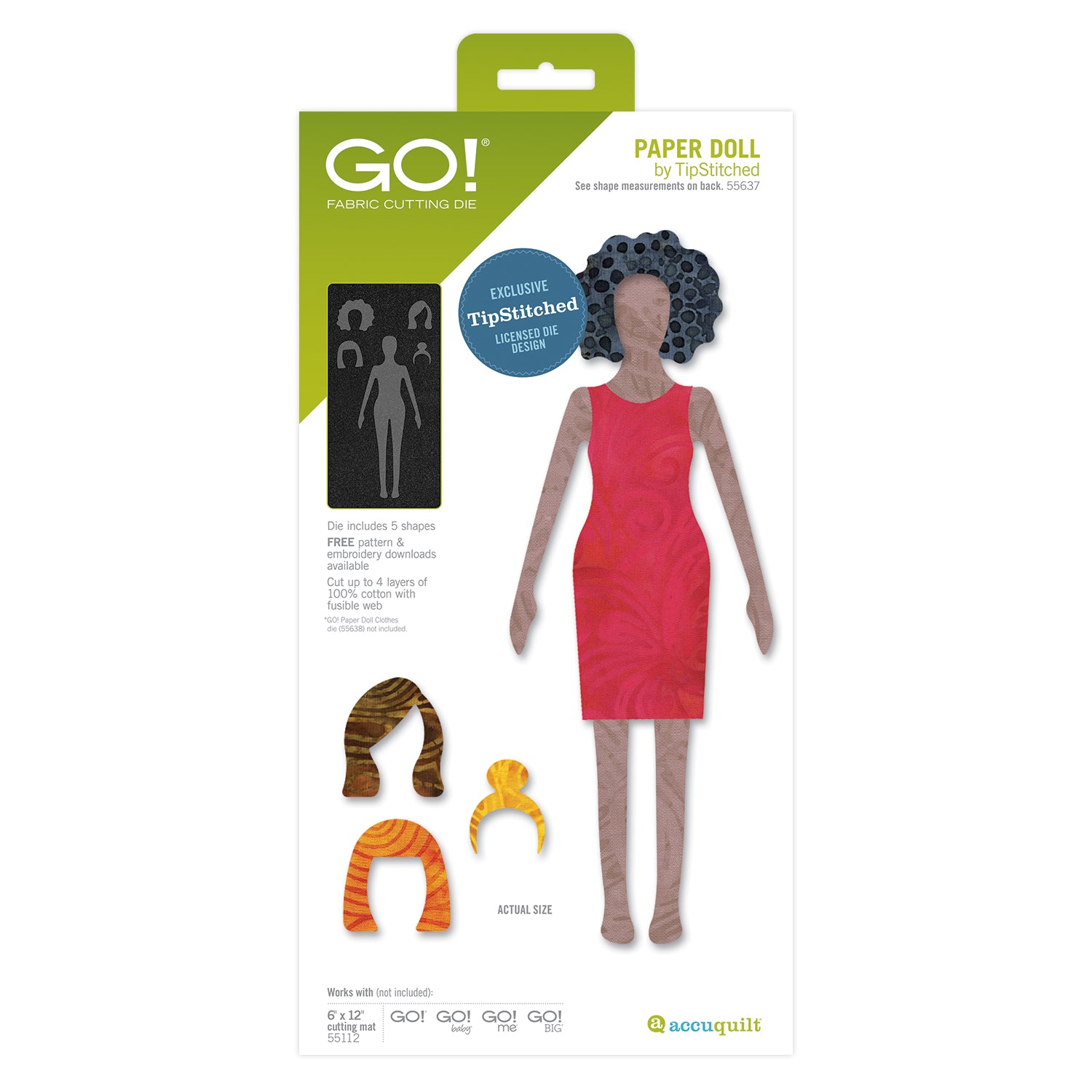 Accuquilt GO! Paper Doll by TipStitched