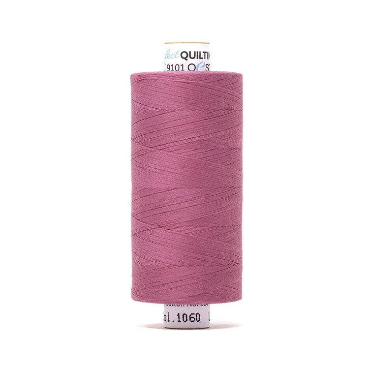 Mettler Perfect Quilting Thread 50wt 1000m Heather Pink 1060