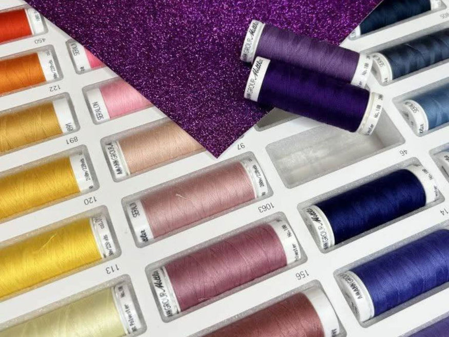 Mettler Elastic 18/1 10m Fog 3525 | Quilt Direct