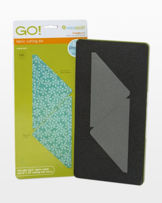 Accuquilt Go! ¼ Square Triangle 6½" (6" Finished Square)