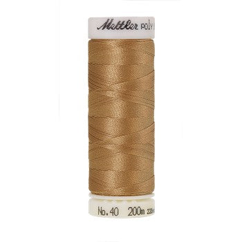 Mettler Thread Polysheen 40wt 200m Caramel Cream 1123