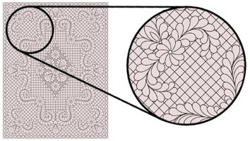 Sandie Lush Designs Little Peach 33" x 42"