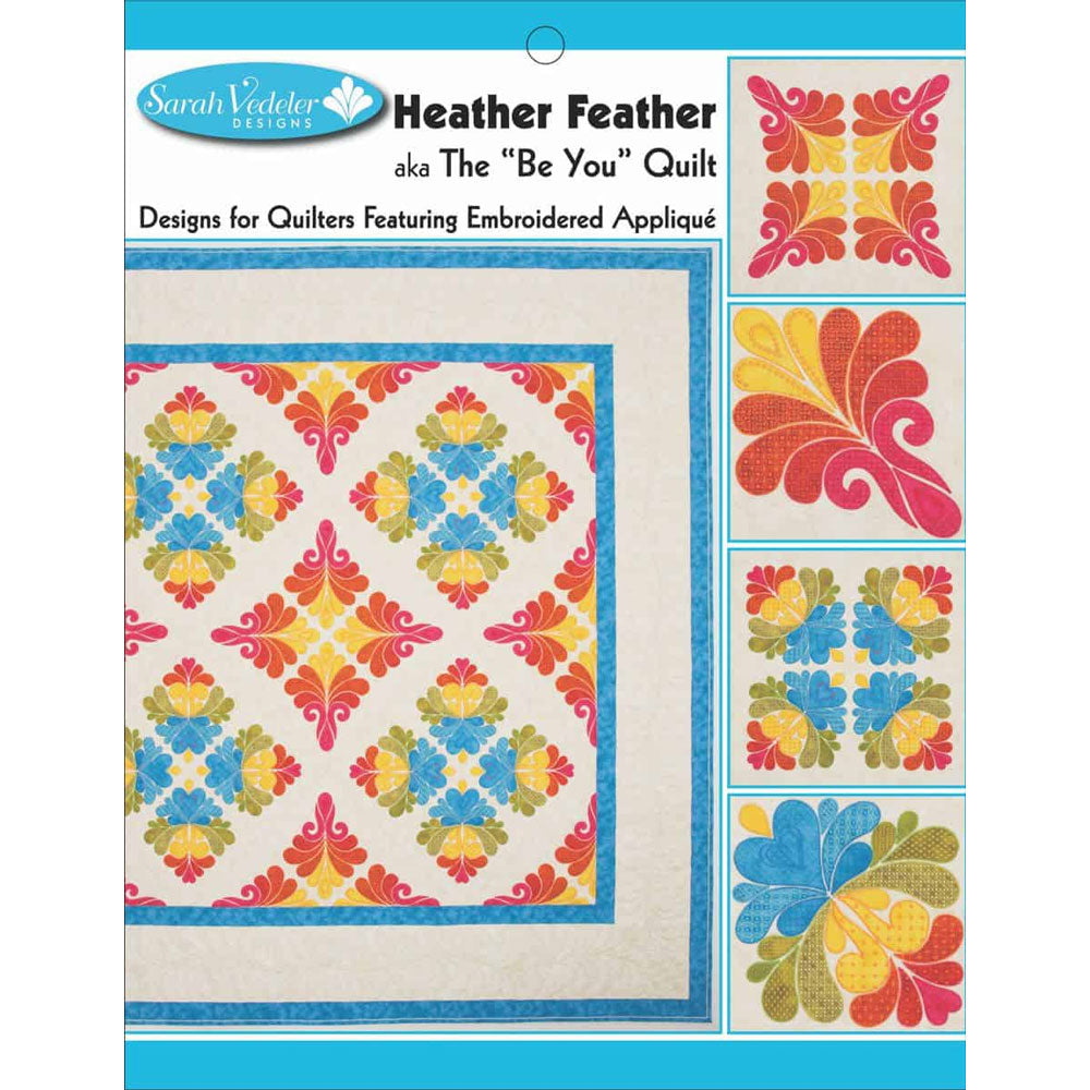 Sarah Vedeler Designs Go! Heather Feather CD | Quilt Direct